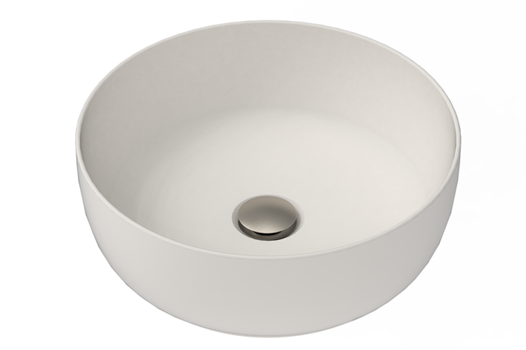 ADP Glam Round Matte Pearl Above Counter Basin – Desino Tiles