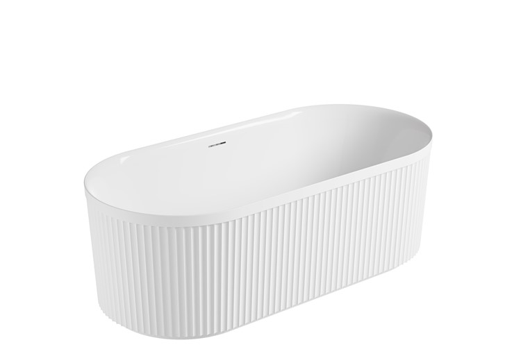 ADP Bronte Plus 1700 Freestanding Fluted Bath – Desino Tiles