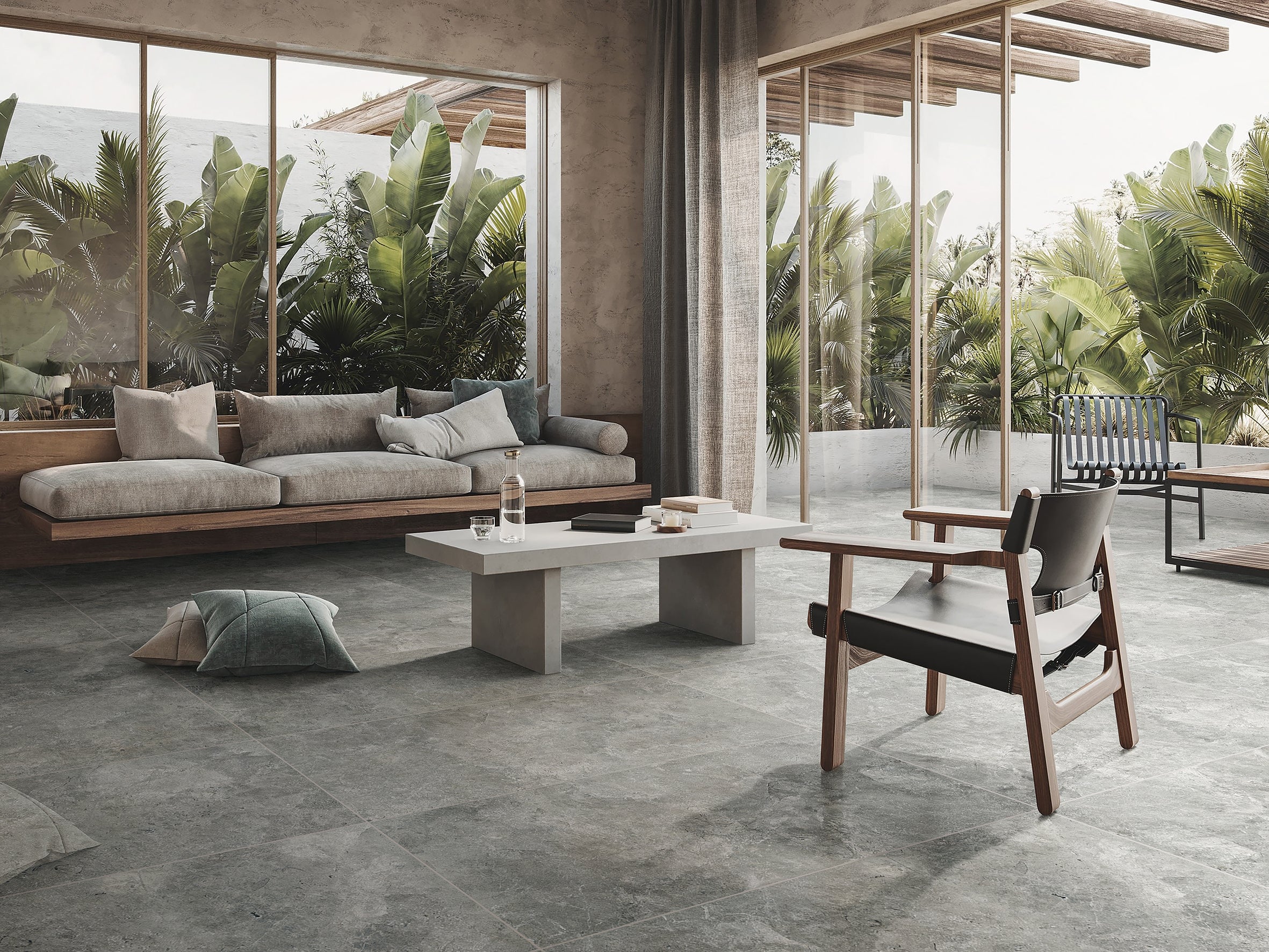 Karst-Stone Series Grey Porcelain Tile & Paver – Desino Tiles